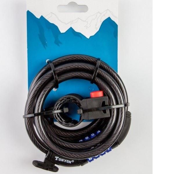 Tonyon Zapięcie Antykradzieżowe Na Szyfr, 150Cm, Czarne - Ceny i opinie - Ceneo.pl