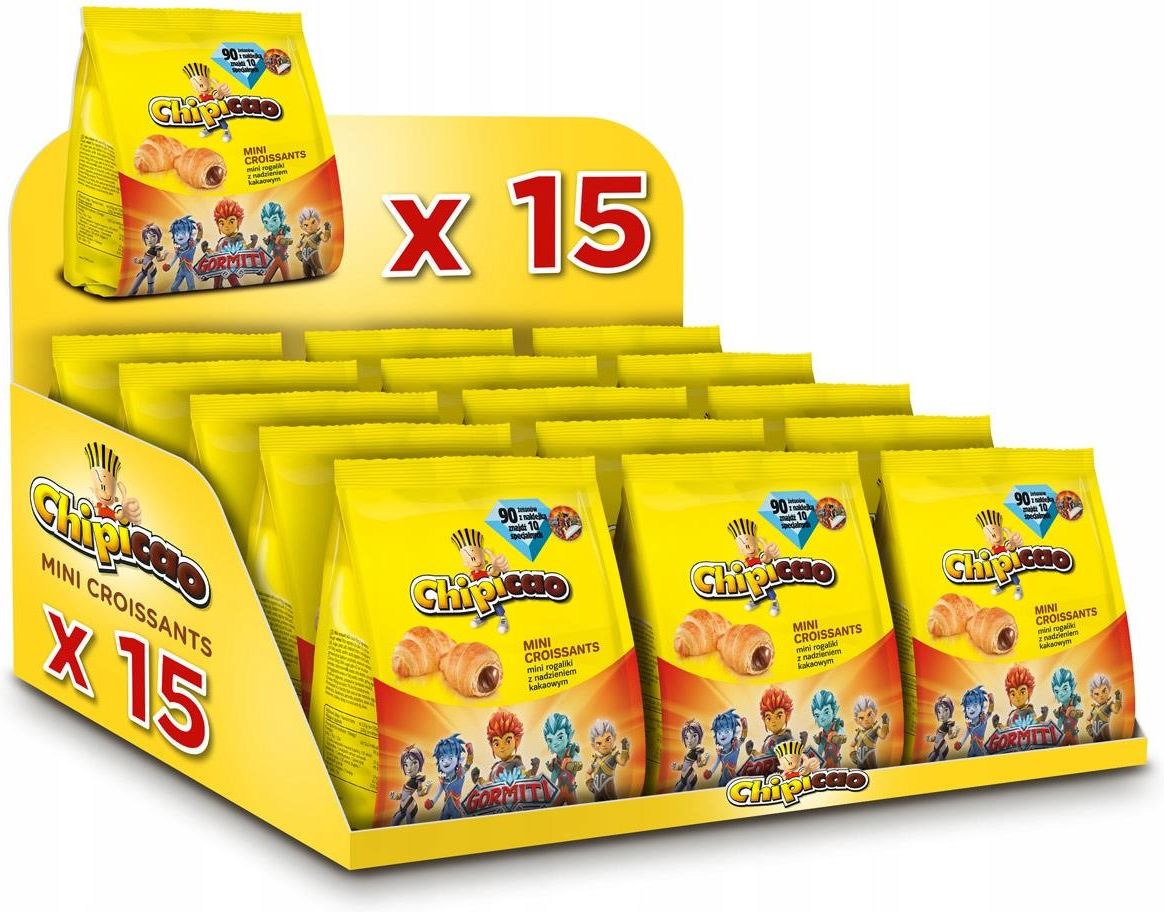 Chipicao Mini Croissant O Smaku Kakaowym 60gx15Szt. - Ceny i opinie ...