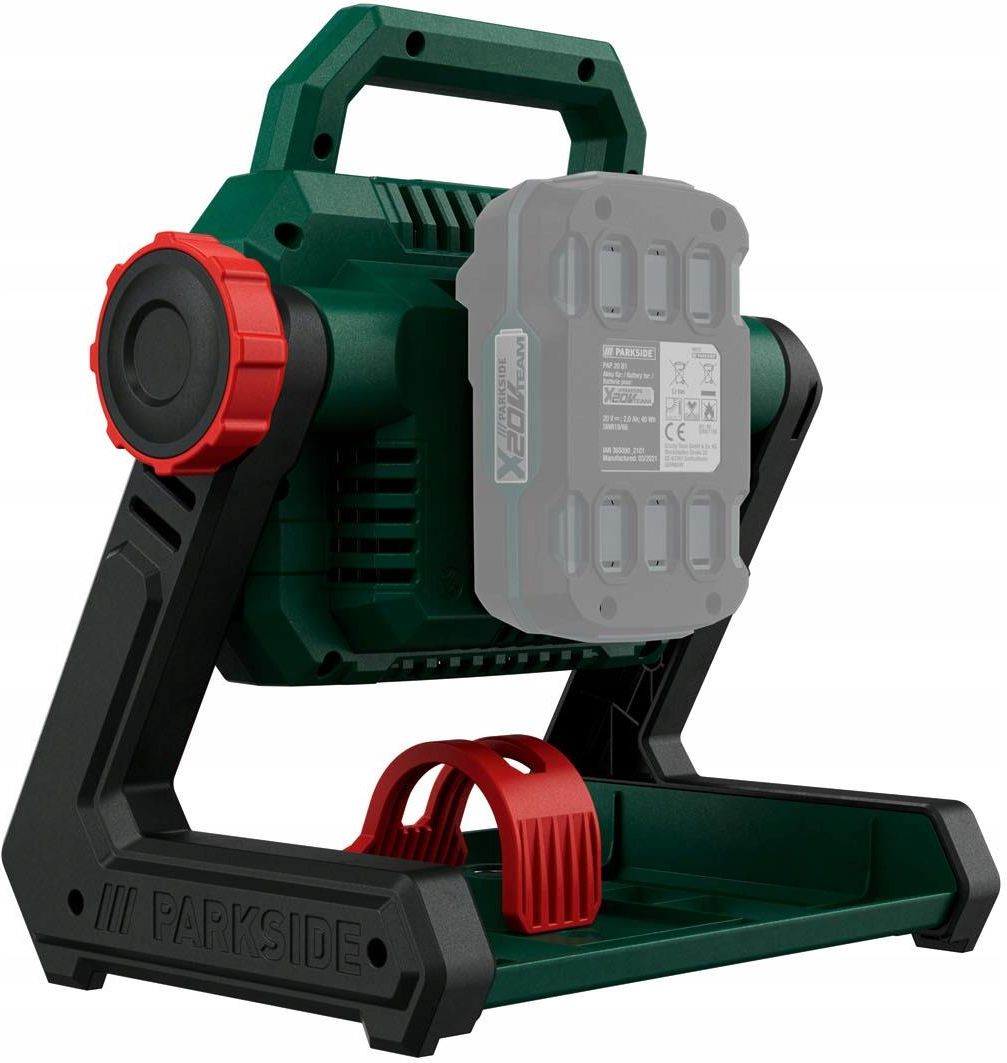 Lampa warsztatowa Parkside Halogen Na Akumulator 20V 12V X20V X12V ...