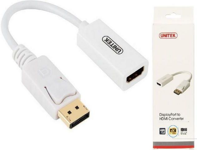 Unitek Red Adapter 4K Displayport Hdmi Display Pc Apple - Opinie i ceny ...