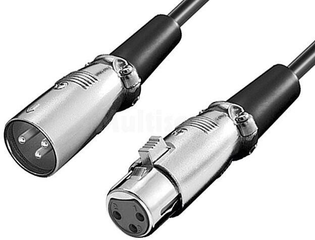 Goobay Kabel Xlr Męski 3Pin - Żeński 6M Czarny - Opinie i ceny na Ceneo.pl