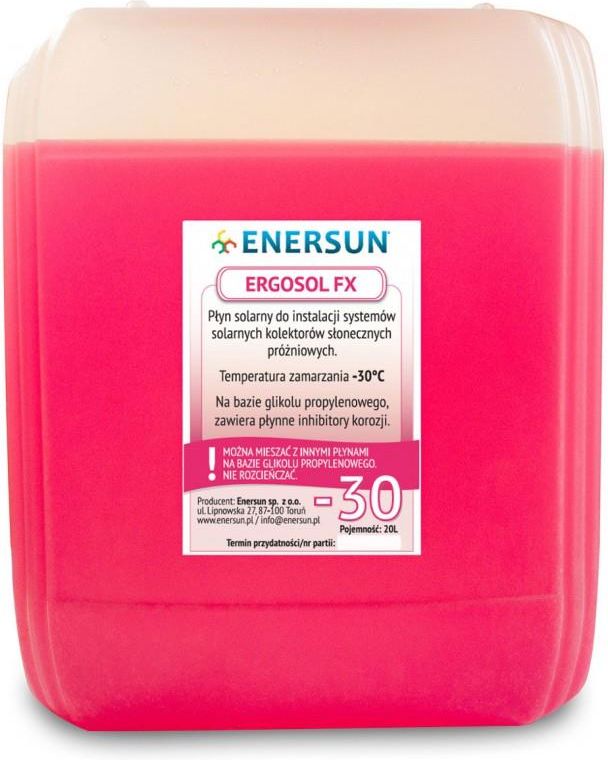 Enersun Płyn Solarny Ergosol Fx -30C 20L - opinie i ceny na Ceneo.pl