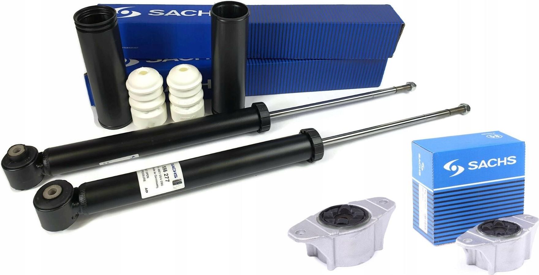 Amortyzator samochodowy Sachs Amortyzatory Poduszki Osłony Volvo C30 S40 Ii V50 2X 313291 802341 ...