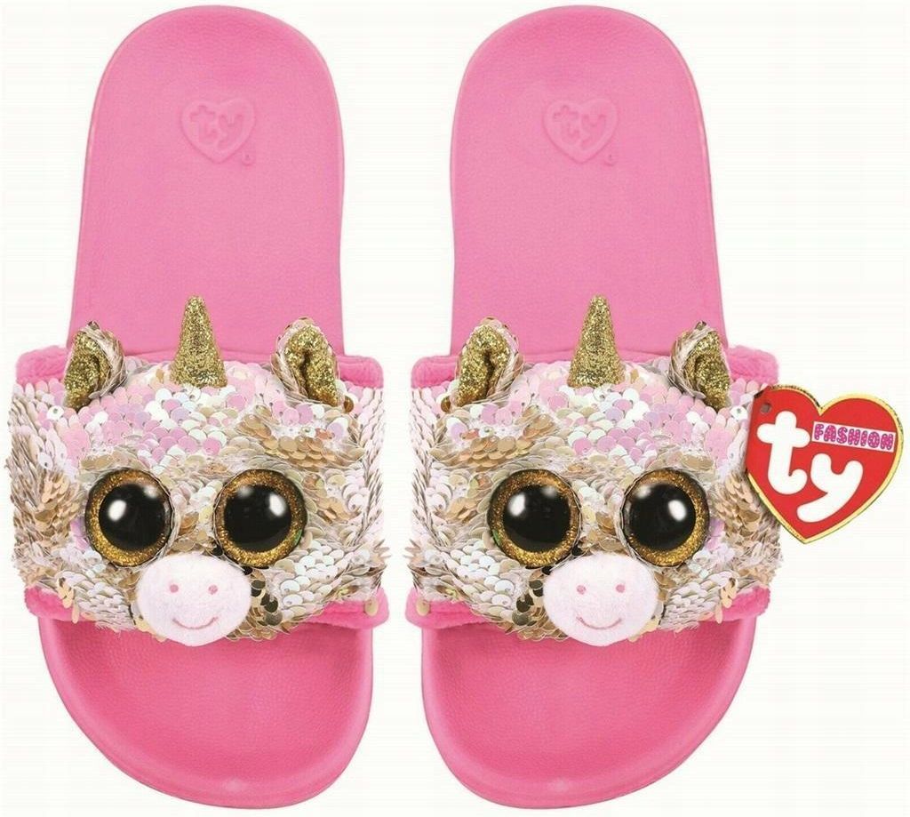 Ty Fashion Fantasia Cekinowe Kapcie Jednorożec S (TY95601) - Ceny i ...