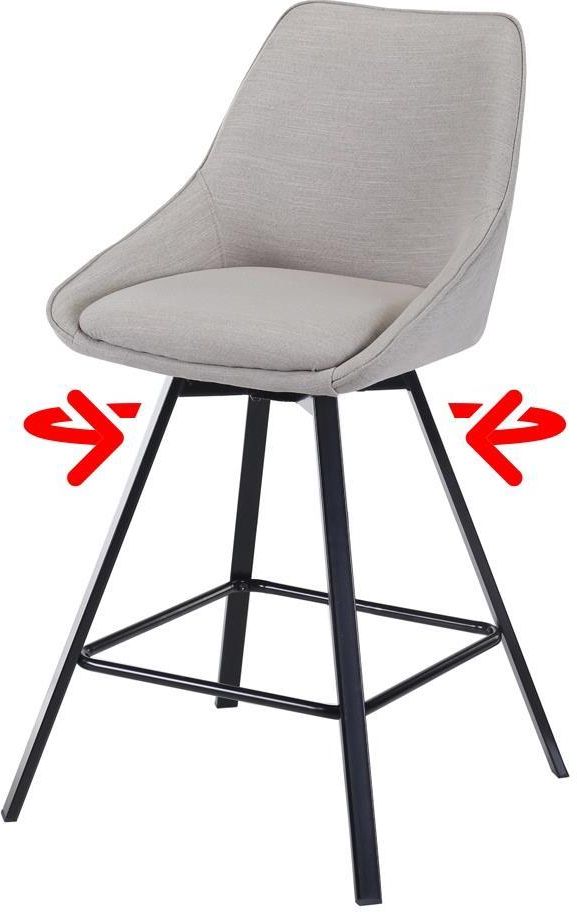 Hoker Tapicerowany Yanii Beżowa Plecionka W Tkaninie Hydrofobowej ...