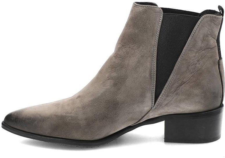 Szare Botki Carinii Ocieplane Skórzane Buty Damskie - Ceny i opinie ...