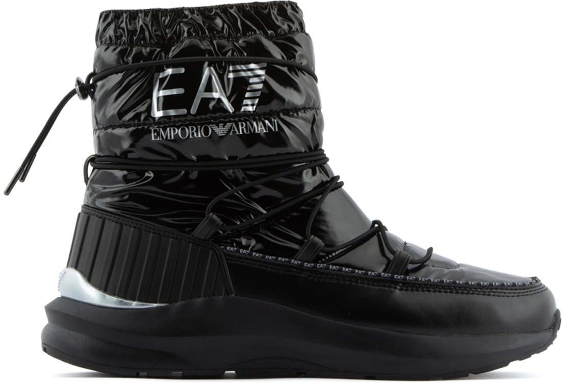 Damskie Śniegowce Ea7 Emporio Armani X8M002 Snow Boot Laces High X8M002Xk230R926 – Czarny - Ceny ...