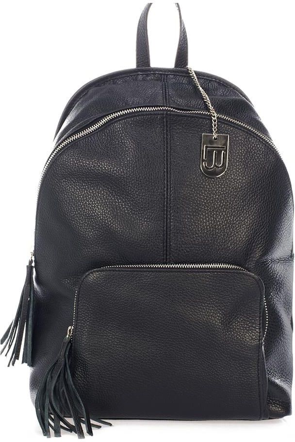 Lucca Baldi Skórzany plecak Cisano w kolorze czarnym - 35 x 37 x 14 cm ...