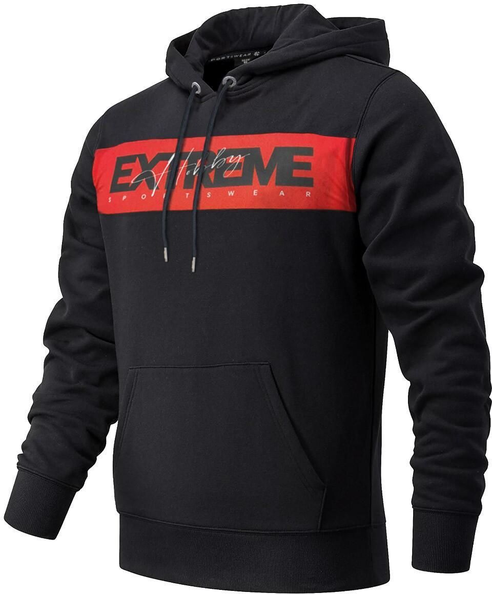 EXTREME HOBBY Bluza sportowa męska Extreme Hobby Headline z kapturem ...
