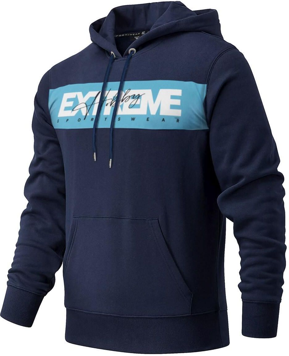 EXTREME HOBBY Bluza sportowa męska Extreme Hobby Headline z kapturem ...