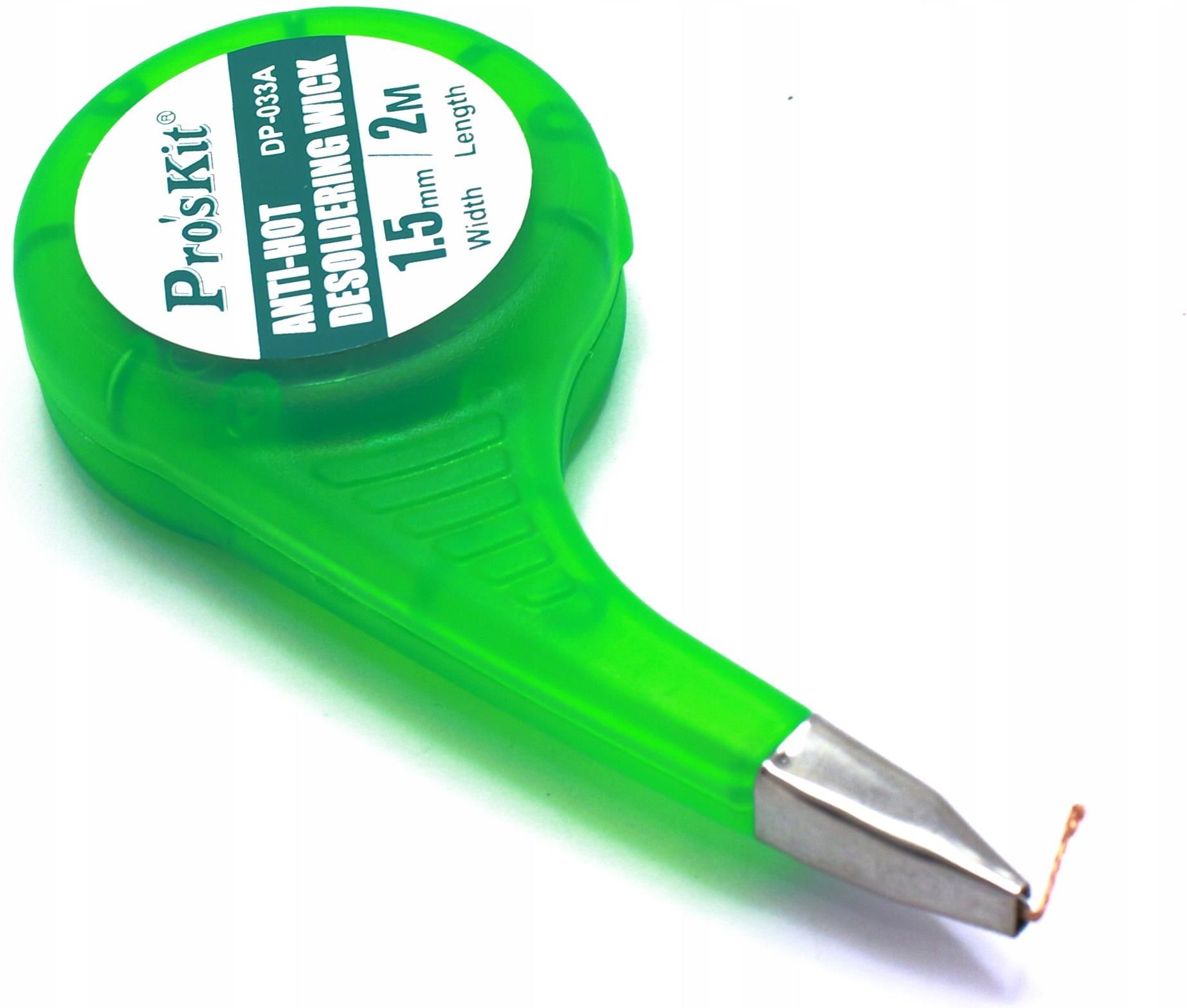 Pro'Skit Plecionka Ssąca Do Rozlutowania 1.5Mm 2M Podajnik 9156 - Opinie i ceny na Ceneo.pl