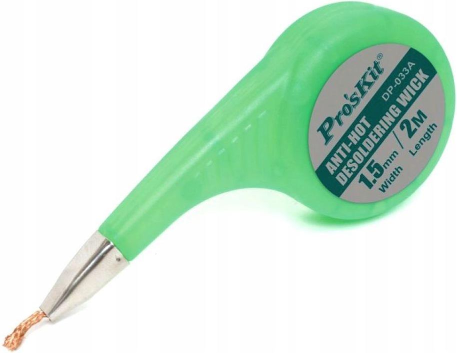 Pro'Skit Plecionka lutownicza 1,5mm/2m taśma rozlutownicza DP033A - Opinie i ceny na Ceneo.pl