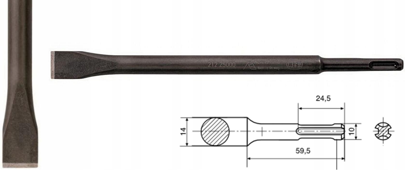 Rennsteig Dłuto sds-plus 20x250mm płaskie wąskie 21225000 - Opinie i ...