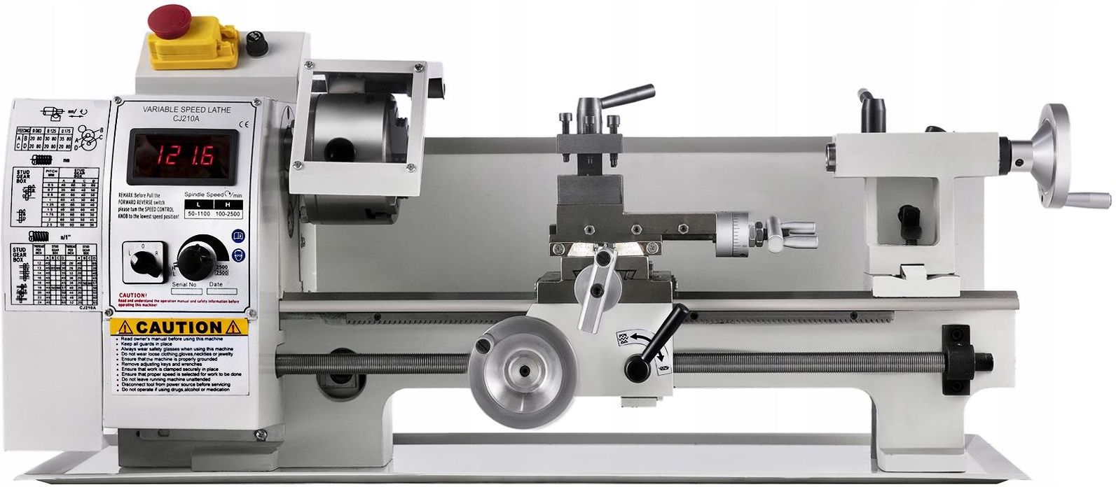 Tokarka Vevor Tokarka Do Metalu 650W 210x350mm 2250RMP MLM3232 - Opinie ...