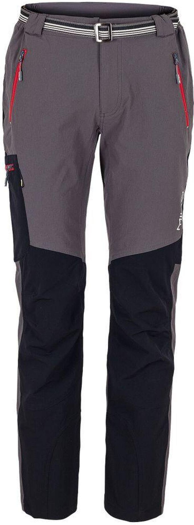 Milo Spodnie Trekkingowe Extendo Męskie Vino Czarny Czerwony Szary - Ceny i opinie - Ceneo.pl
