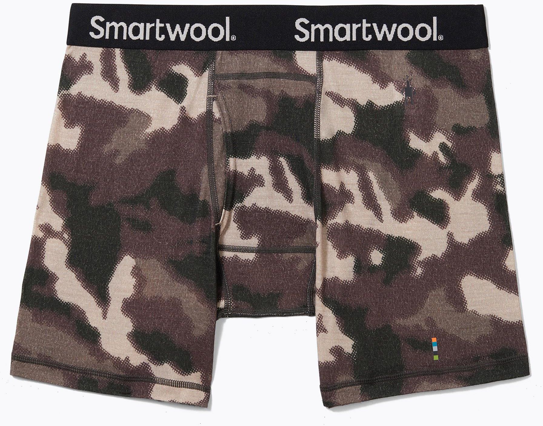 Smartwool Bokserki Męskie Merino Print Boxer Brief Boxed Camo 15151 ...