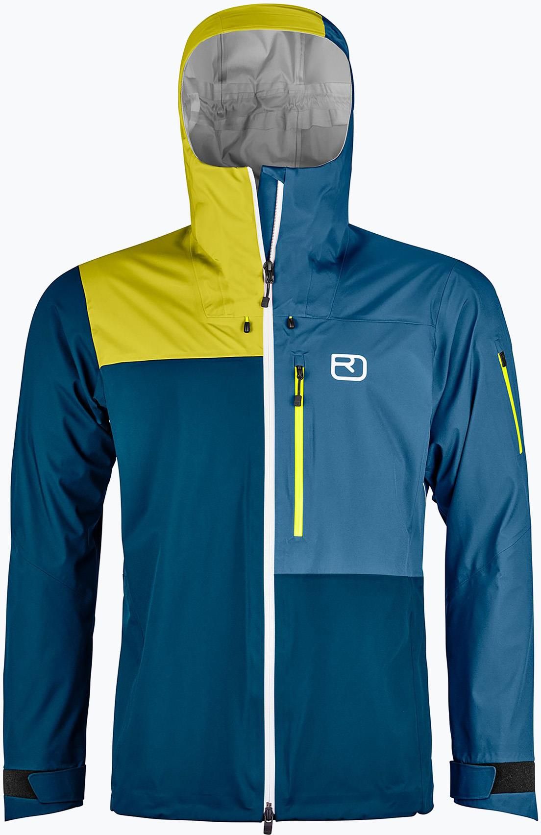 Ortovox Kurtka Hardshell Z Membraną Męska 3L Ortler Niebieska ...