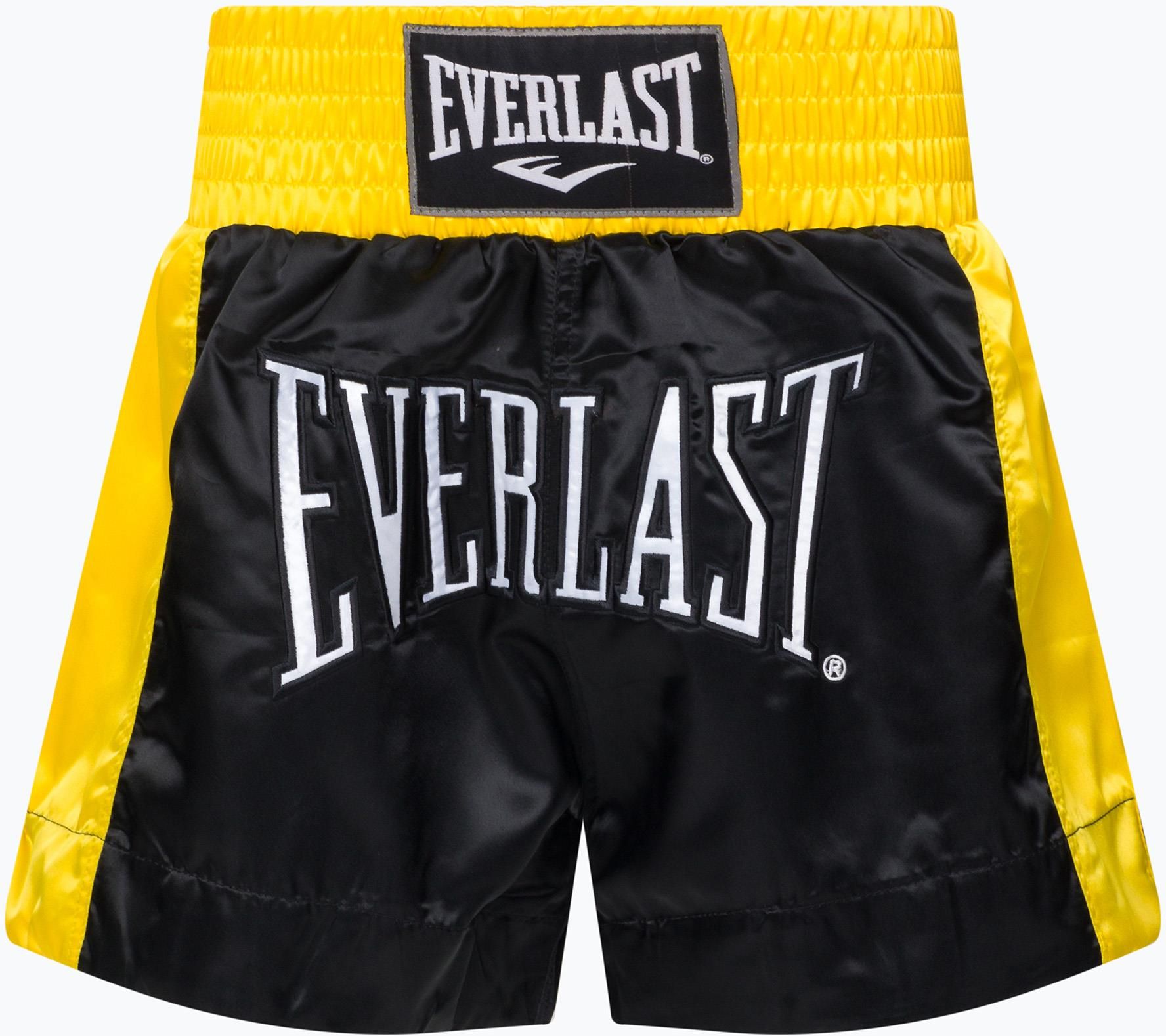 Everlast Spodenki Treningowe Muay Thai Czarno Złote Em6 5050787205650 ...