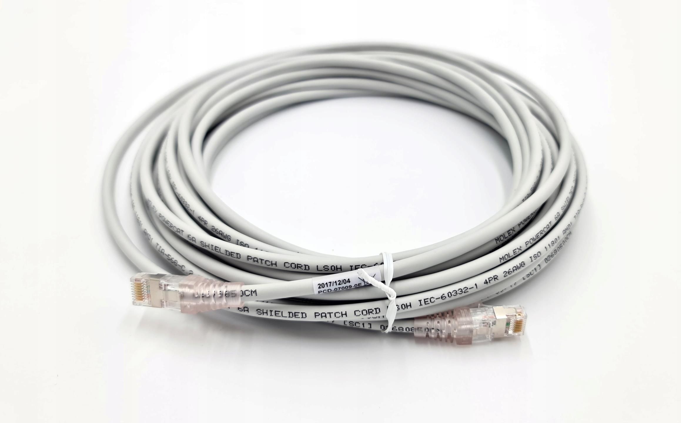 Kabel Lan 10m Sieciowy do Internetu RJ45 kat 6A - Opinie i ceny na Ceneo.pl