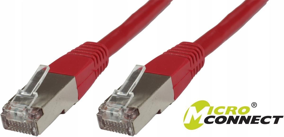 MicroConnect F/utp CAT5e 3m Red Pvc - Opinie i ceny na Ceneo.pl