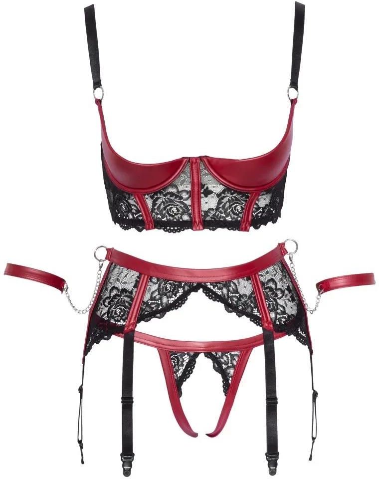Cottelli Collection Bondage Komplet Bielizny Hebe Set Czarny M Ceneo Pl