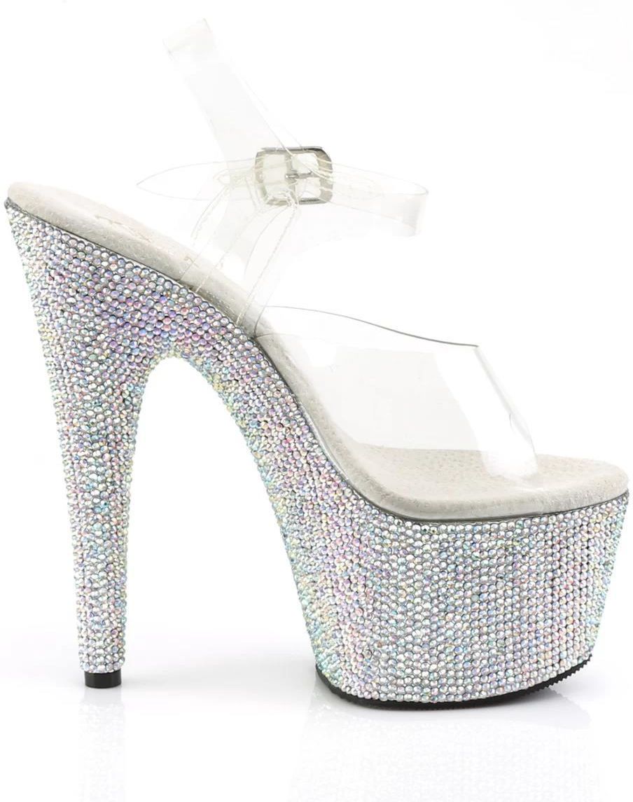 Pleaser Bejeweled-708dm, Rozmiar: 39, Kolor butów: C/smcrs - Ceneo.pl