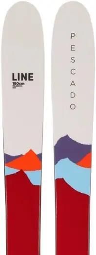 Narty Line Skis Line Pescado 22/23 Biały Czerwony Pomarańczowy - Ceny i ...