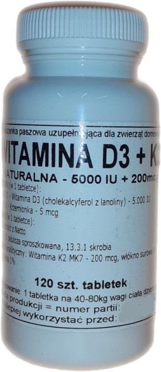 Witaminy D3 + K2 5000IU + 200mcg - 120 tab. Podkowa - Ceny i opinie ...