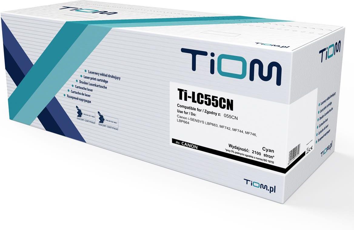 TIOM TONER ZAMIENNIK 055 DO CANON I-SENSYS LBP663CDW/664CX MF742 ...