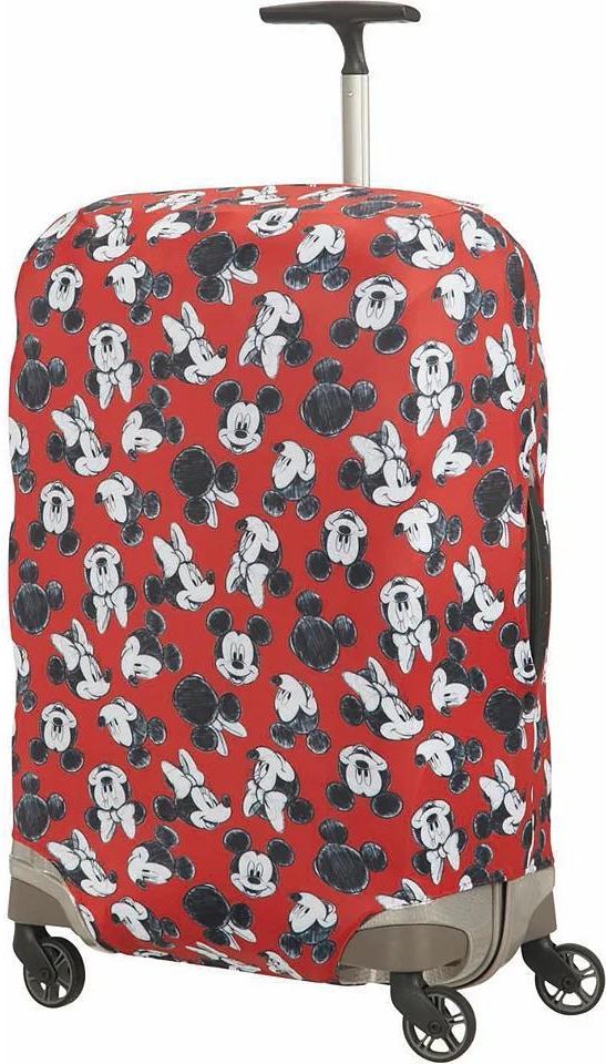 Samsonite Pokrowiec Mickey Mouse M w kolorze czerwonym na walizkę ...