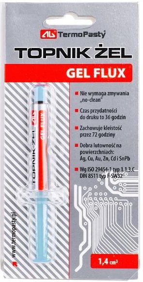 Ag Termopasty AG722.1 Topnik Żel (Gel Flux) 1.4cm3 [strzykawka] AGT047 ...