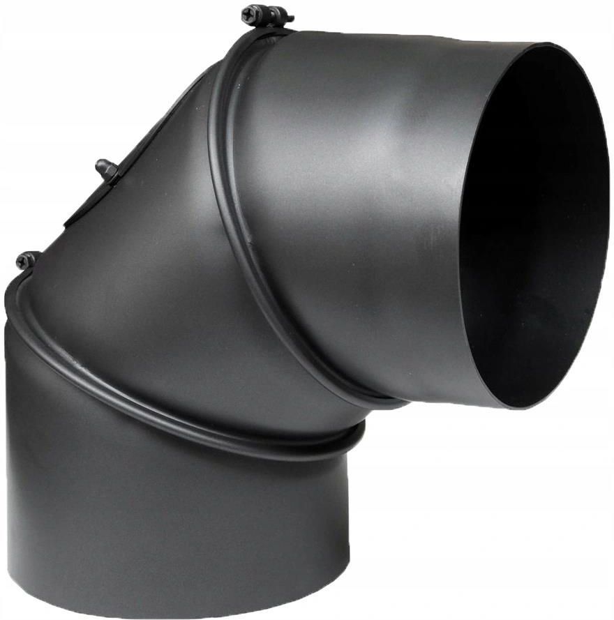 System kominkowy Art-Metal Kolano Spalinowe nastawne 3 segmentowe fi 180 0-90 KOLANO18090ST ...