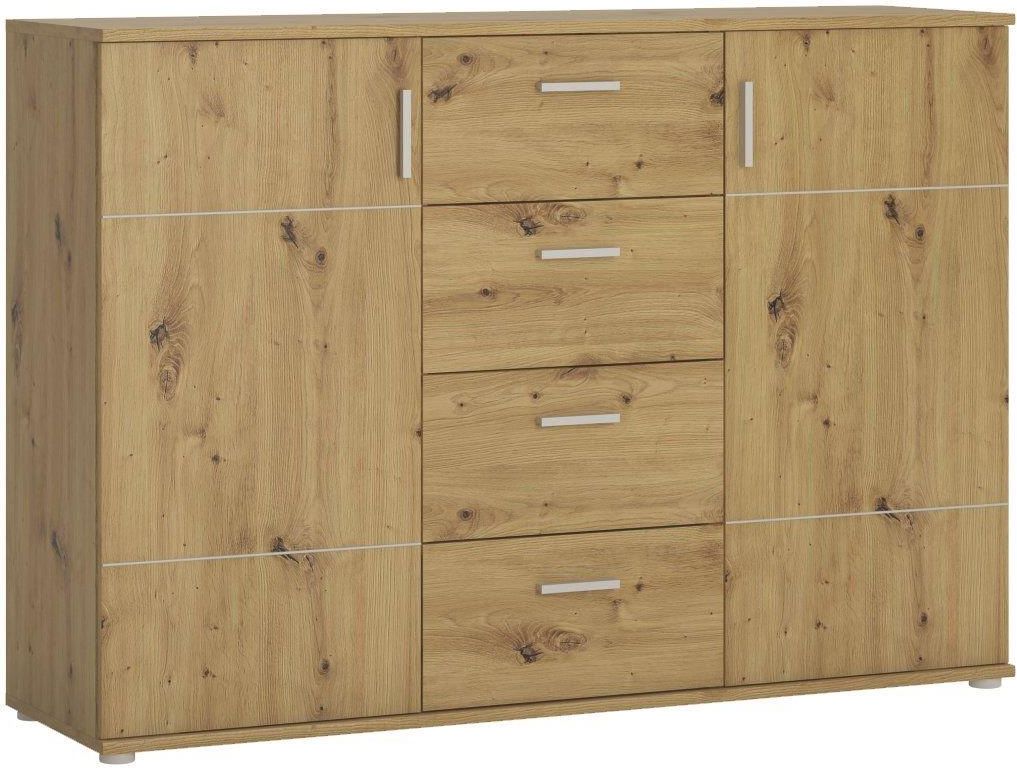 Extom Meble Komoda Jonas Jok03 Dąb Artisan 100288616 - Opinie i ...