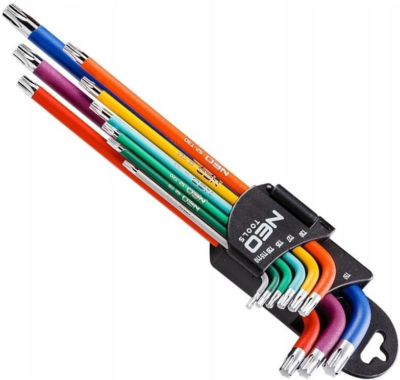 Neo Tools Neo Zestaw Klucze Imbus Torx Komplet Długie kolor 09518+09512 ...