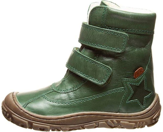 BO-BELL Skórzane kozaki zimowe w kolorze zielonym - Ceny i opinie ...