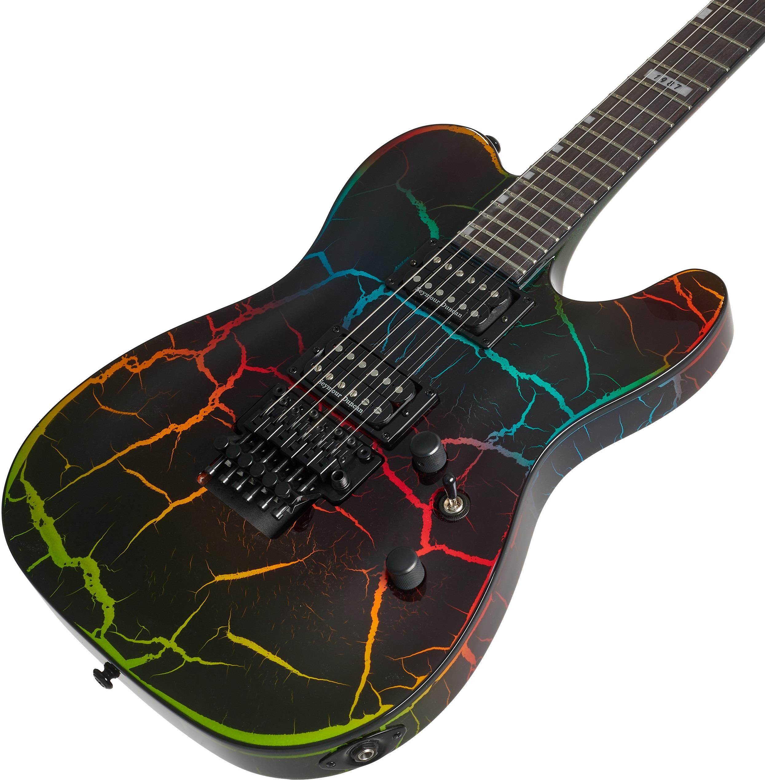 ESP LTD Eclipse 87 Rainbow Crackle - Ceny i opinie - Ceneo.pl