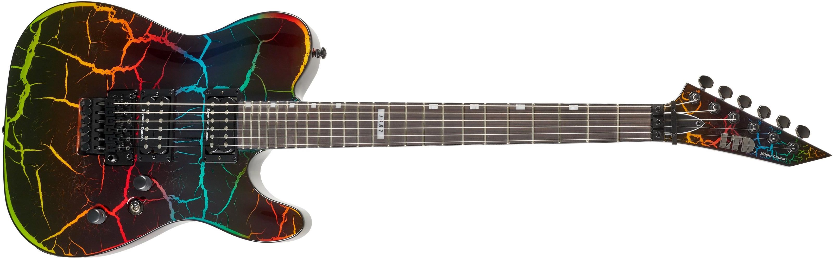 ESP LTD Eclipse 87 Rainbow Crackle - Ceny i opinie - Ceneo.pl
