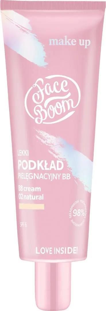 Face Boom Make-Up Lekki Podkład Pielęgnacyjny Bb Nr 02 Natural 30 g ...