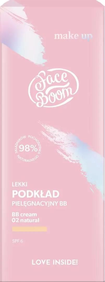 Face Boom Make-Up Lekki Podkład Pielęgnacyjny Bb Nr 02 Natural 30 g ...