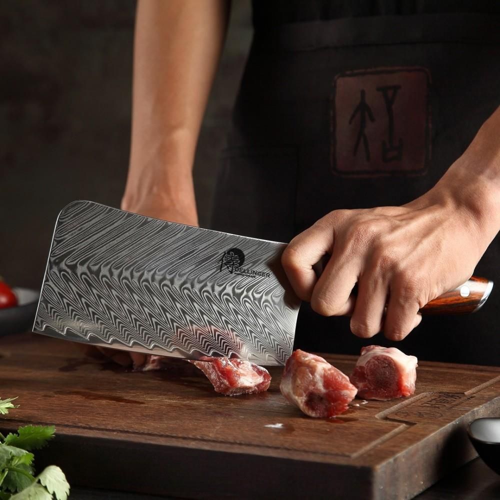 Dellinger Chiński Nóż Kuchenny Rose Wood Damascus 16 5Cm - Opinie i ...