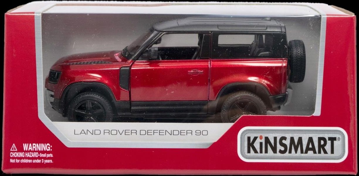 Land Rover Defender 90 Czerwony 5 Cali Kinsmart - Ceny i opinie - Ceneo.pl