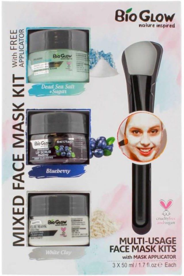 Beautiona Bio Glow Zestaw 3 Peelingów Do Twarzy + Pędzelek - opinie i ...