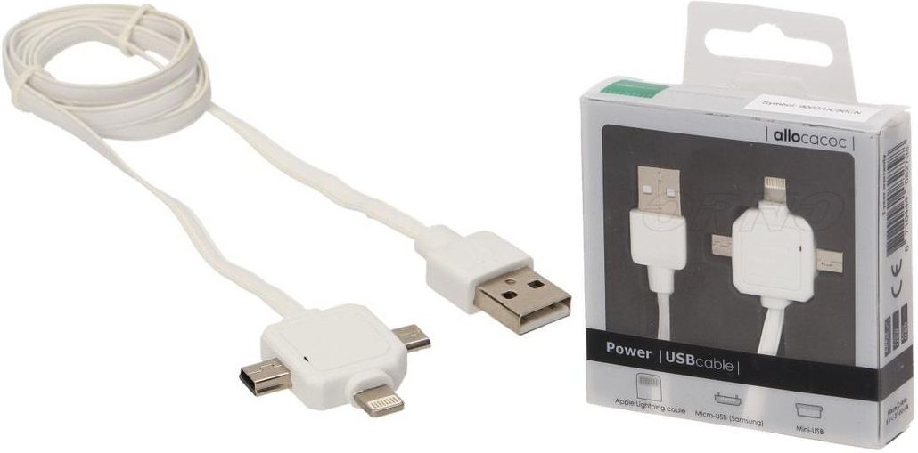 Listwa zasilająca Allocacoc Kabel Do Ładow. Power 3W1 Usb Lightning (9002Uc80Cn) - Opinie i ceny ...