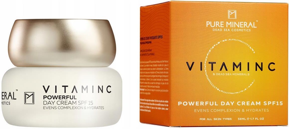 Krem Pure Mineral Vitamin C Powerful Day Spf 15 na dzień 50ml - Opinie ...