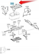 Mercedes-Benz Oe Osłona Akumulatora Góra Mercedes A B Klasa Cla Gla ...