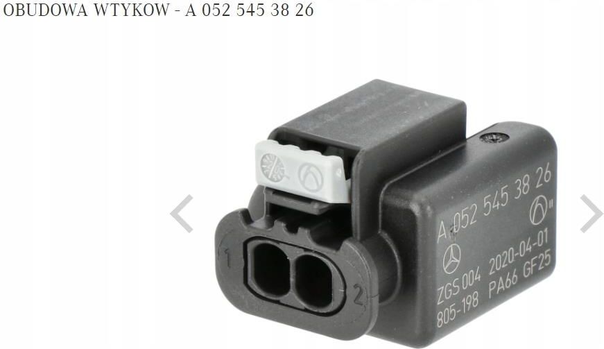 Mercedes-Benz Oe Wtyczka Obudowa Kostka Mercedes W246 W292 W447 ...