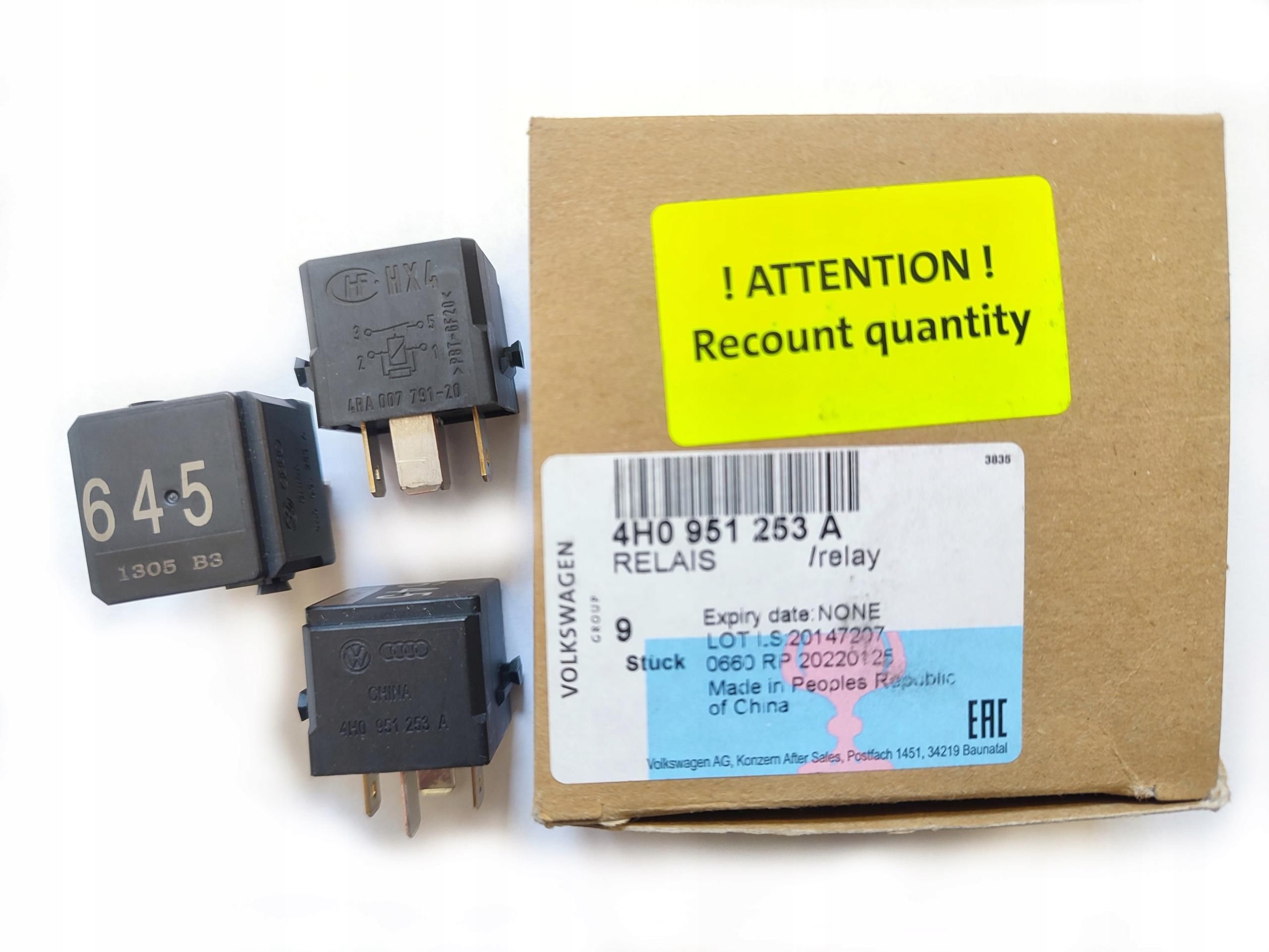 Audi Oe Przekaźnik 645 Vag 4H0951253A - Opinie i ceny na Ceneo.pl