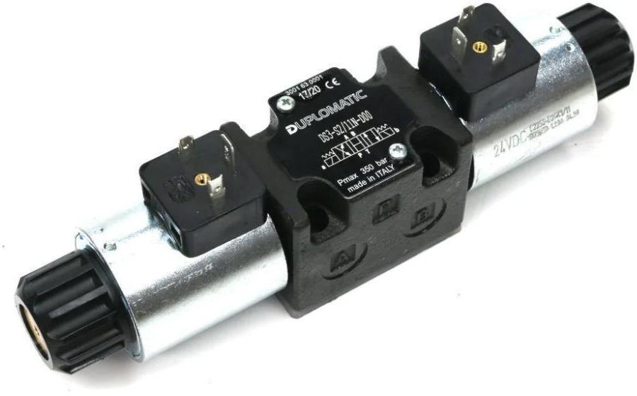 Zychar Rozdzielacz elektrozawór suwak H DS3-S2/11N-D24 24V DC cewka x 2 ...