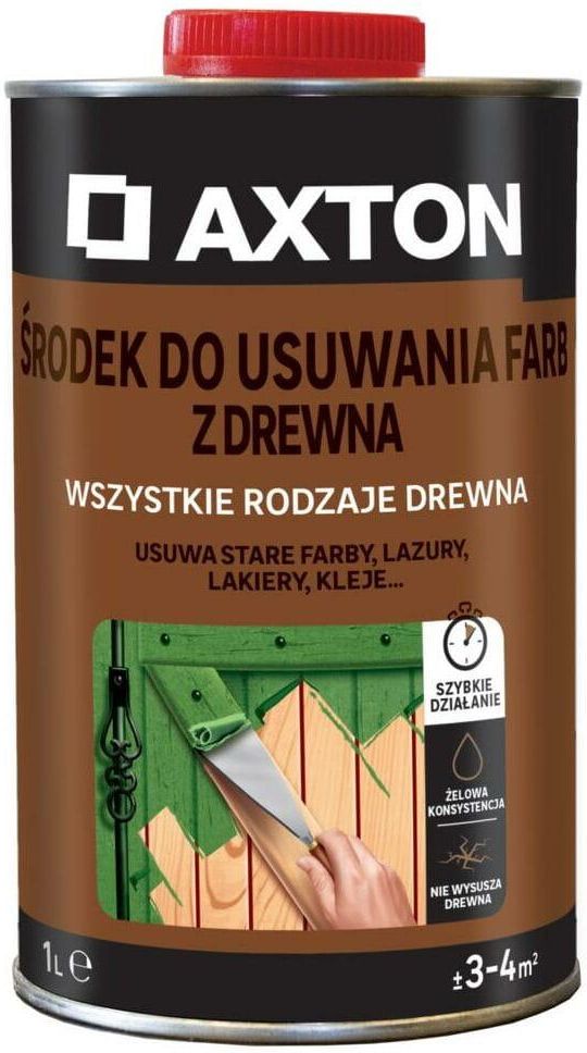Axton Środek Do Usuwania Farby Z Drewna 1L - Opinie i ceny na Ceneo.pl