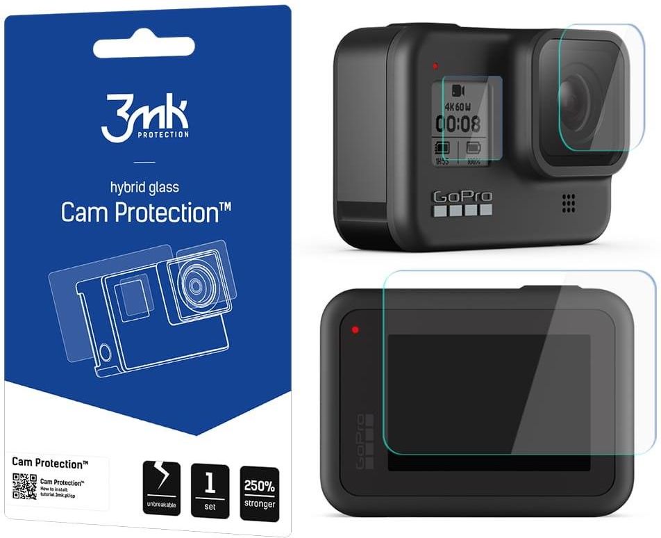 3Mk Flexible Glass Lens Gopro Hero 5/6/7 Ochrona Na Wyświetlacz Oraz ...